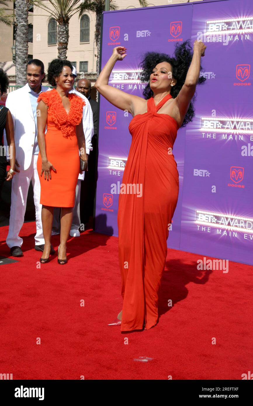 Diana Ross BET Awards 2007 Shrine Auditorium Los Angeles, CA June 26 ...