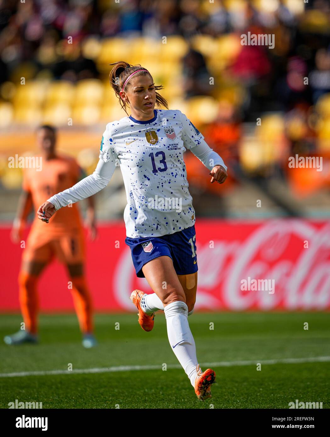 Sky Stadium, Wellington, New Zealand. 27th July, 2023. Alex Morgan (USA ...