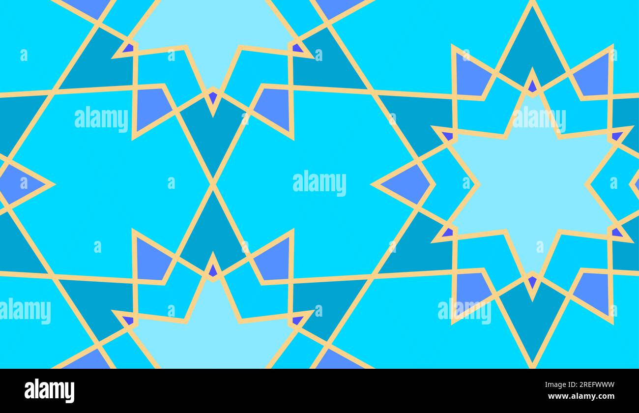 Arabic seamless girih pattern with classic islamic culture ornament ...