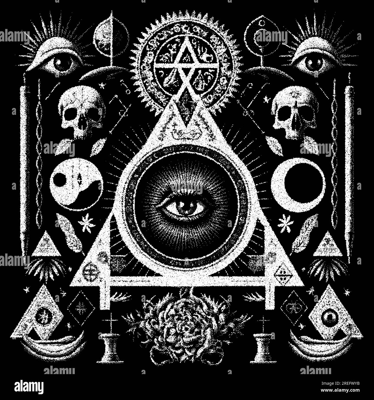 Triangle Occult Symbols