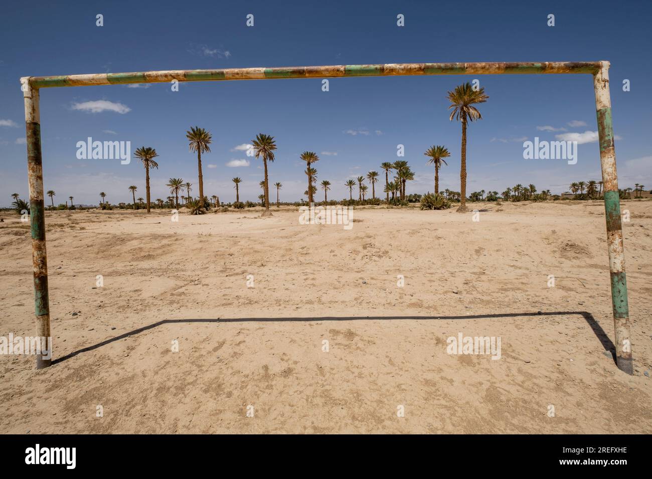 Soccer field, Rissani, Morocco, Africa Stock Photo - Alamy