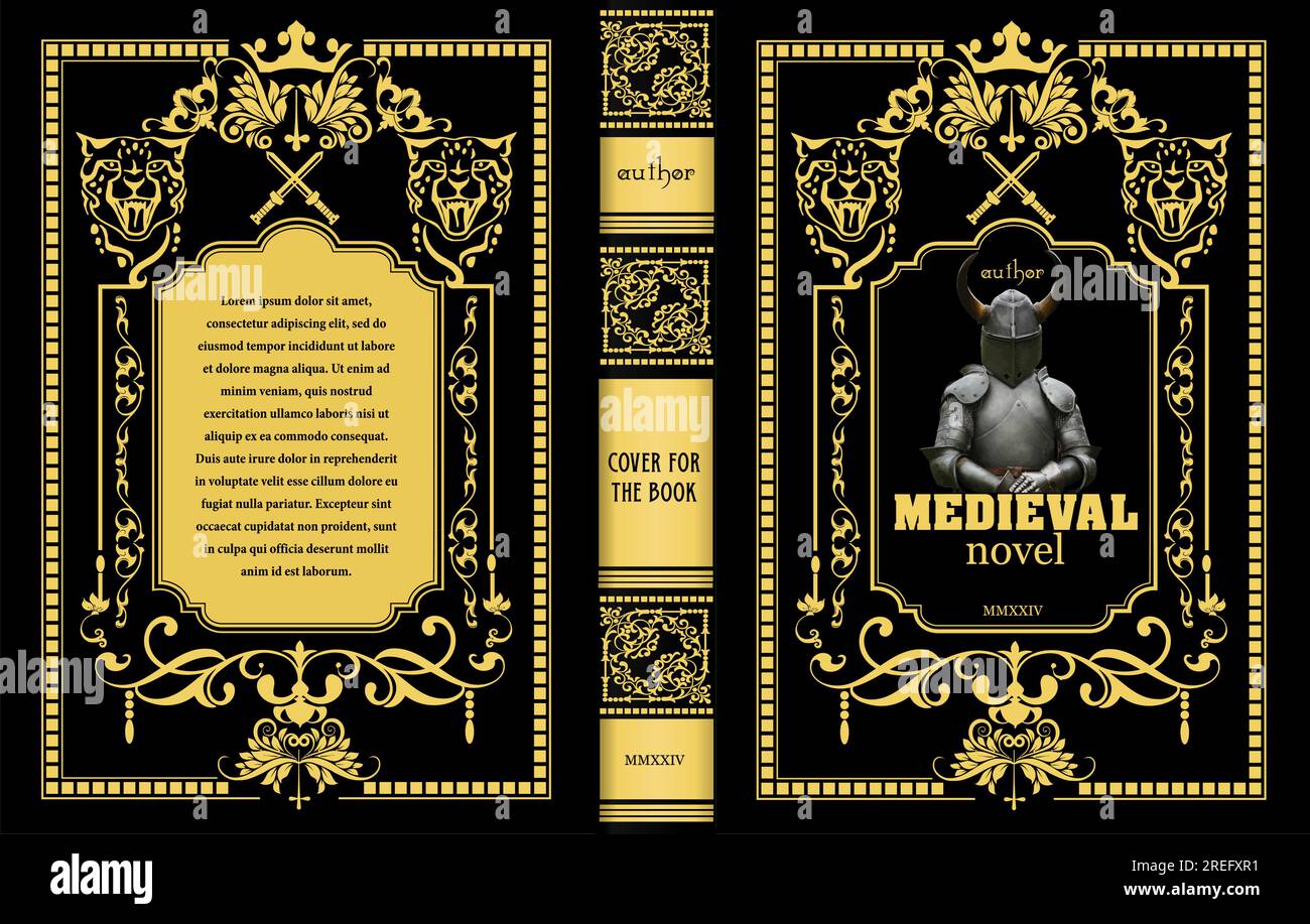 Medieval book cover Stock Vector Images - Alamy