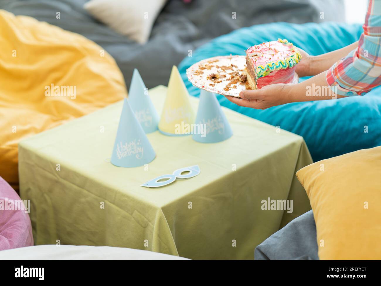 birthday setup background Stock Photo - Alamy