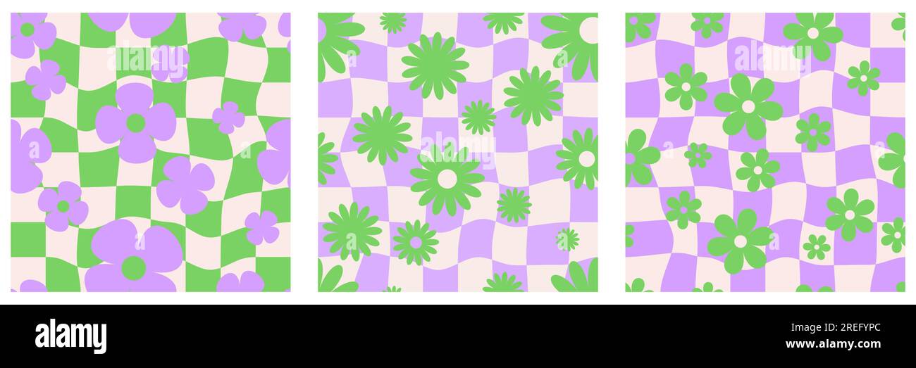 Checkerboard flower Cut Out Stock Images & Pictures - Alamy
