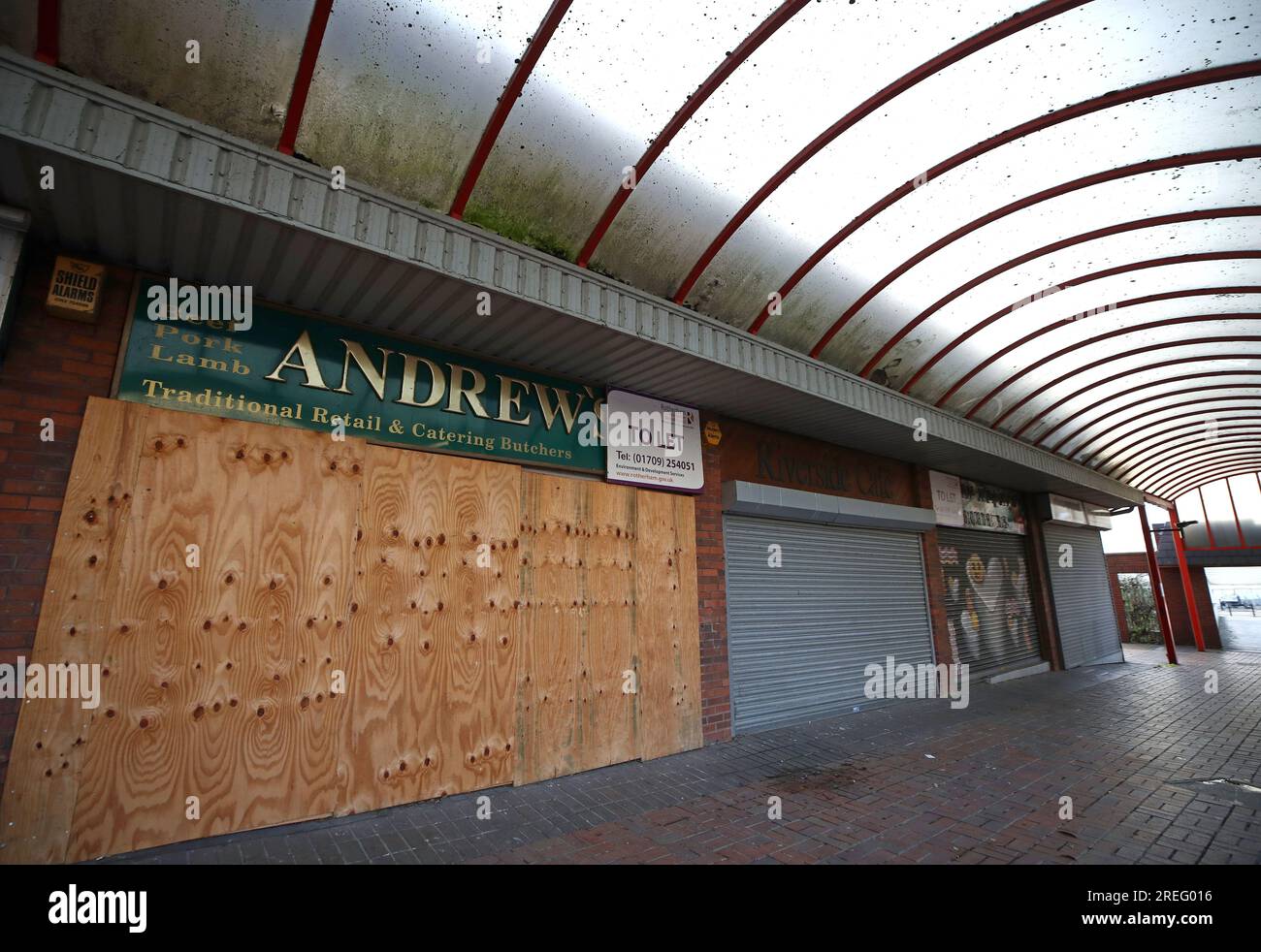 File photo dated 19/12/20 of boarded up shops. Britain has lost 6,000 ...