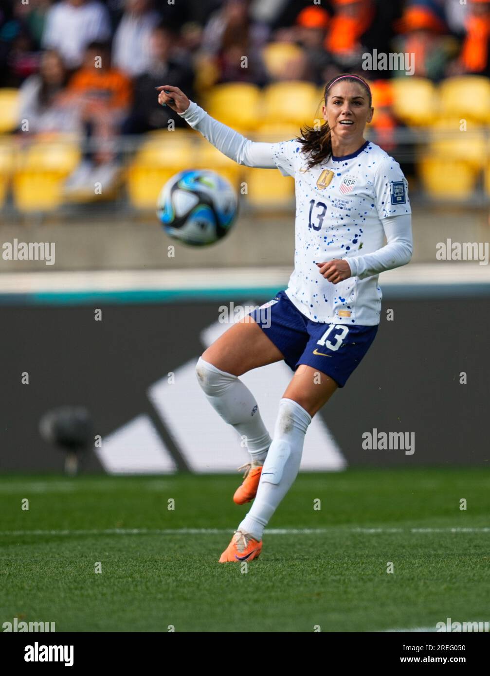 Sky Stadium, Wellington, New Zealand. 27th July, 2023. Alex Morgan (USA ...