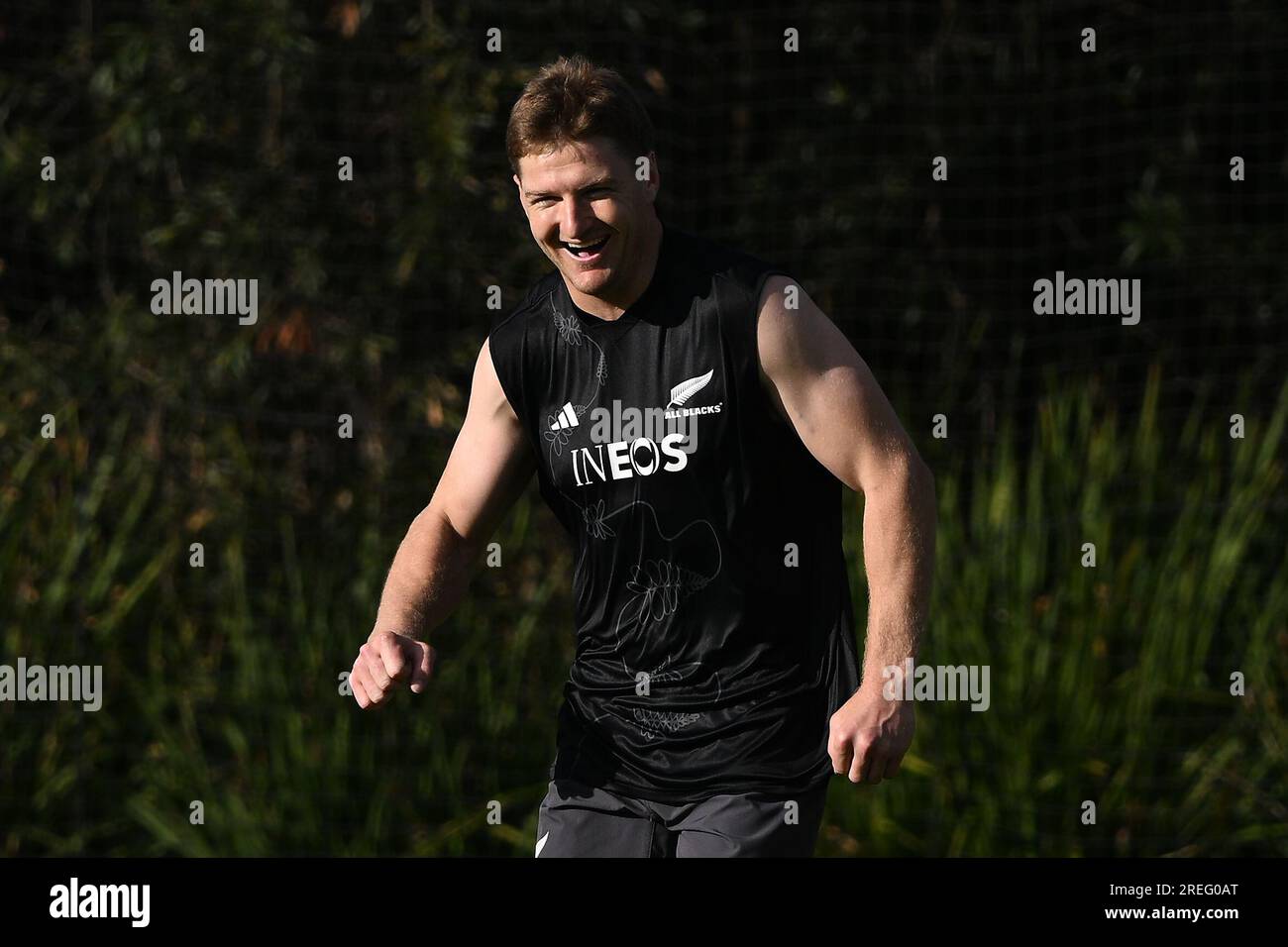 Melbourne, Australia. 28th July, 2023. Jordie Barrett of the All Blacks ...