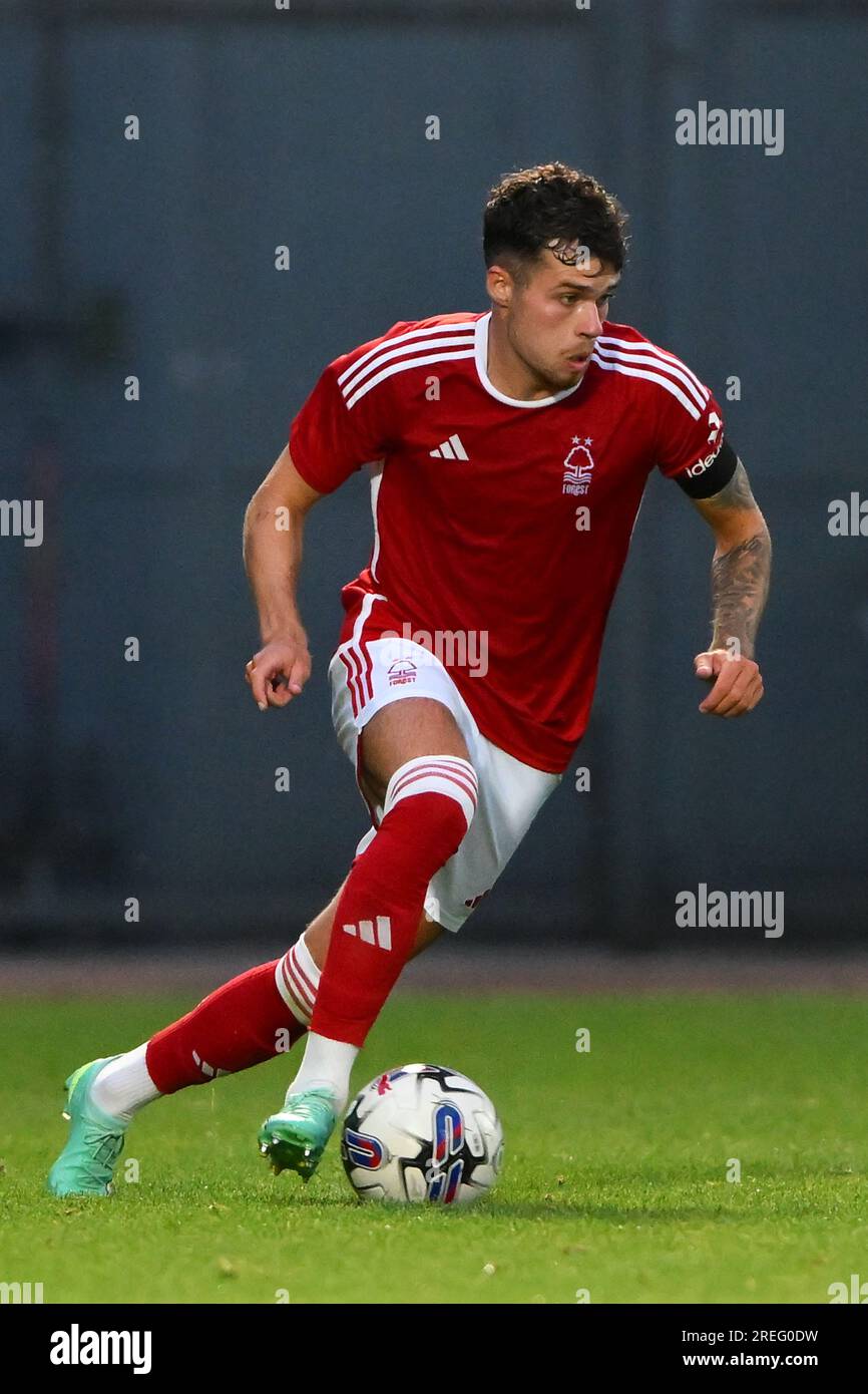 Neco Williams of Nottingham Forest during the Pre-season Friendly match ...