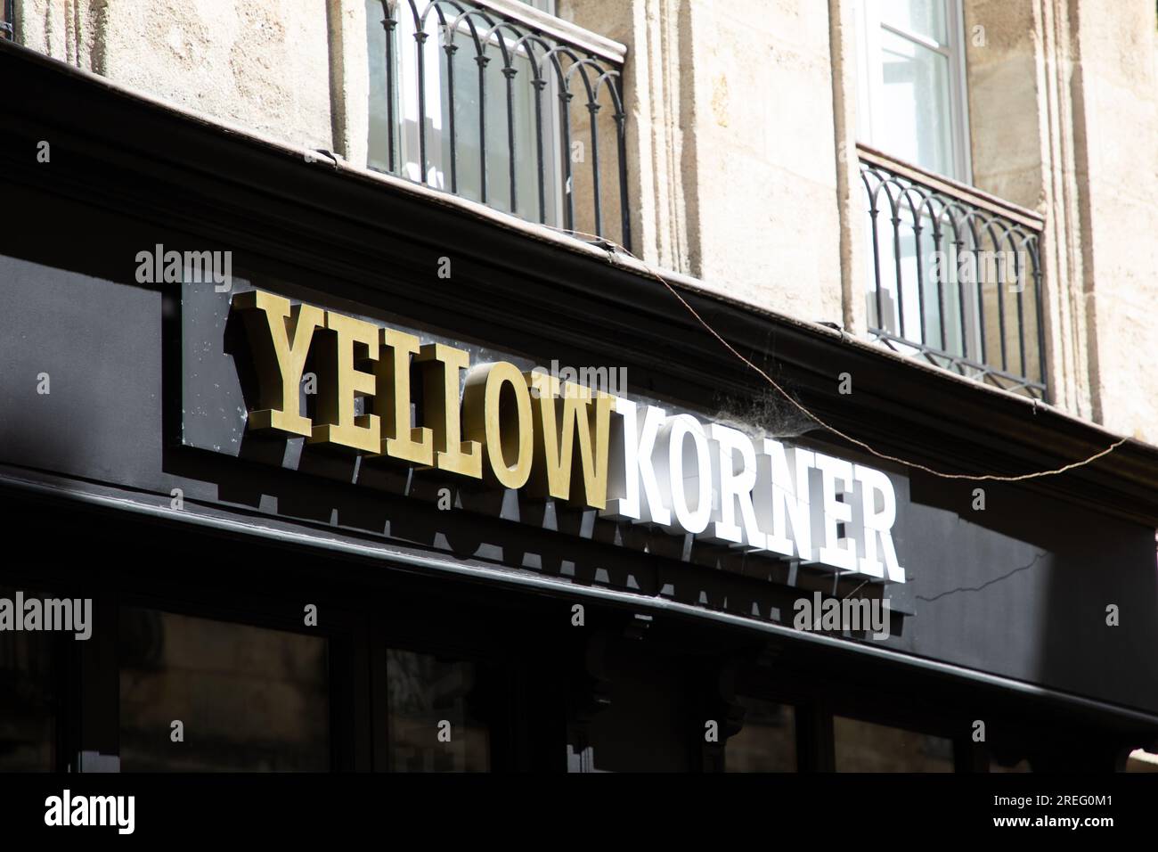 Bordeaux , France - 07 25 2023 : YellowKorner facade logo sign and ...