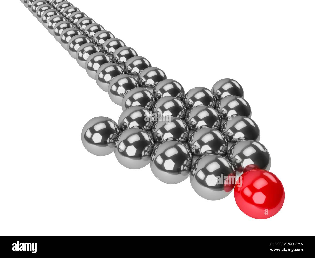 Illustration of leader leads the team forward. Business concepts ...