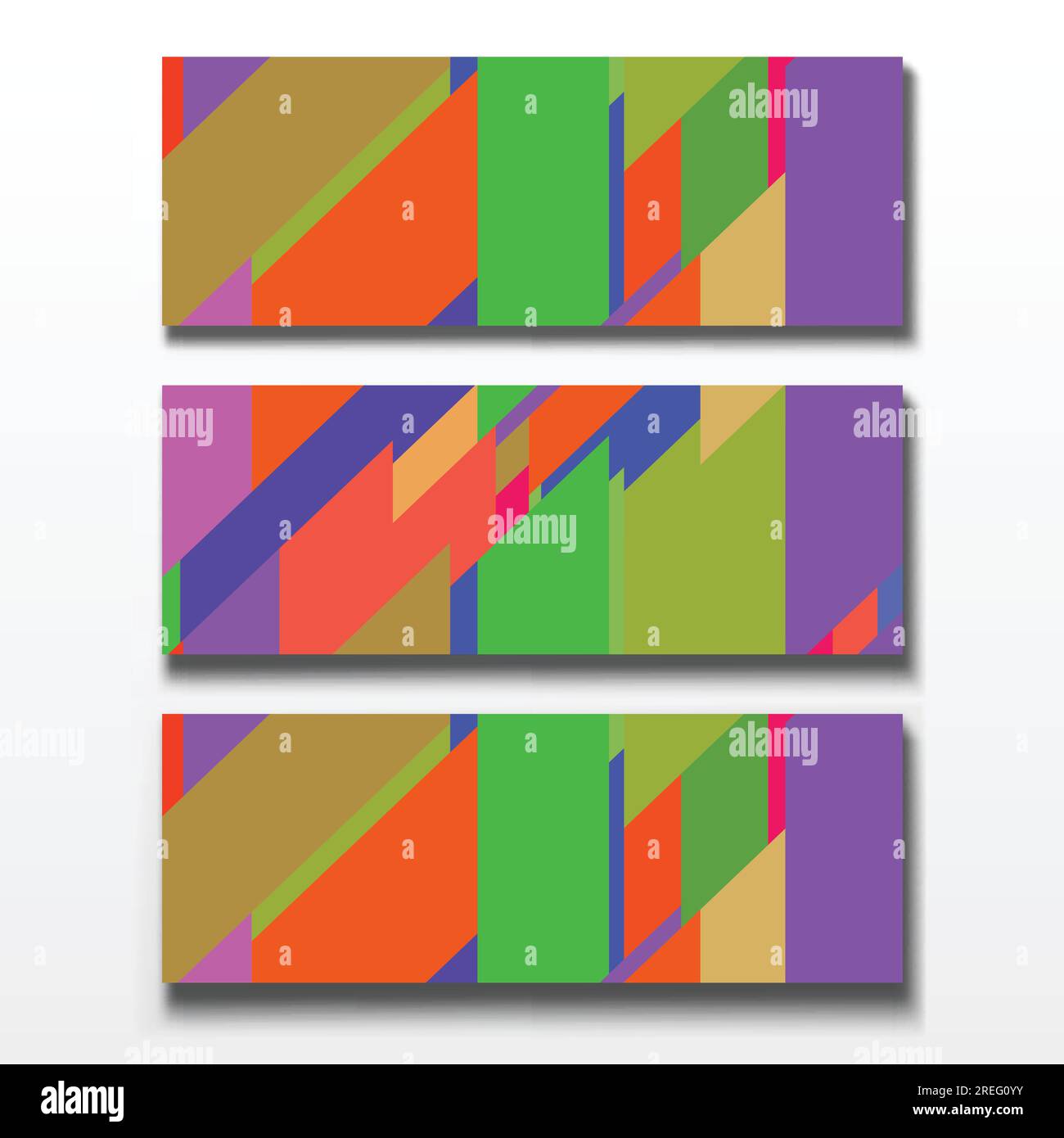 Set of three business banners Stock Vector Image & Art - Alamy