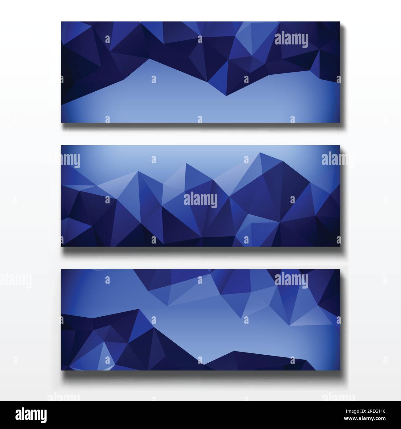 Set of three business banners Stock Vector Image & Art - Alamy