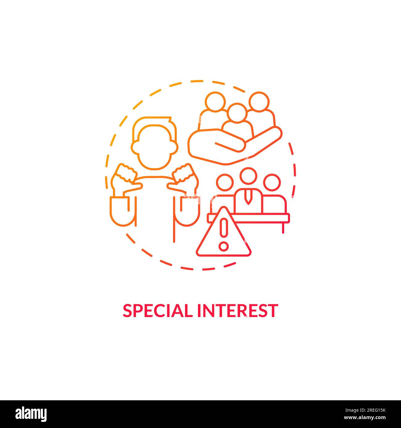 2D gradient special interest icon concept Stock Vector Image & Art - Alamy