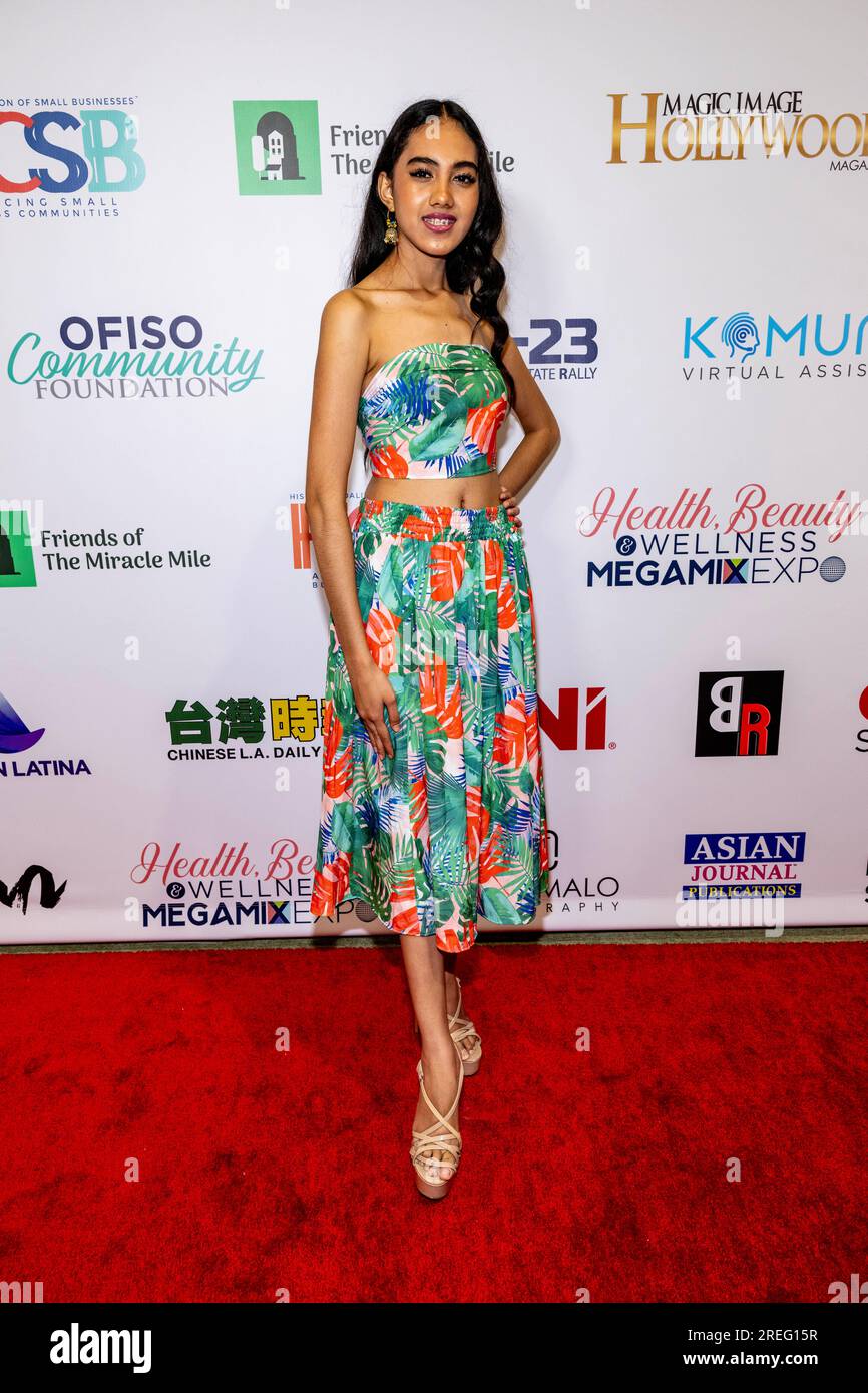 Los Angeles, USA. 27th July, 2023. Model Lelei Crank attends Mega Mix ...