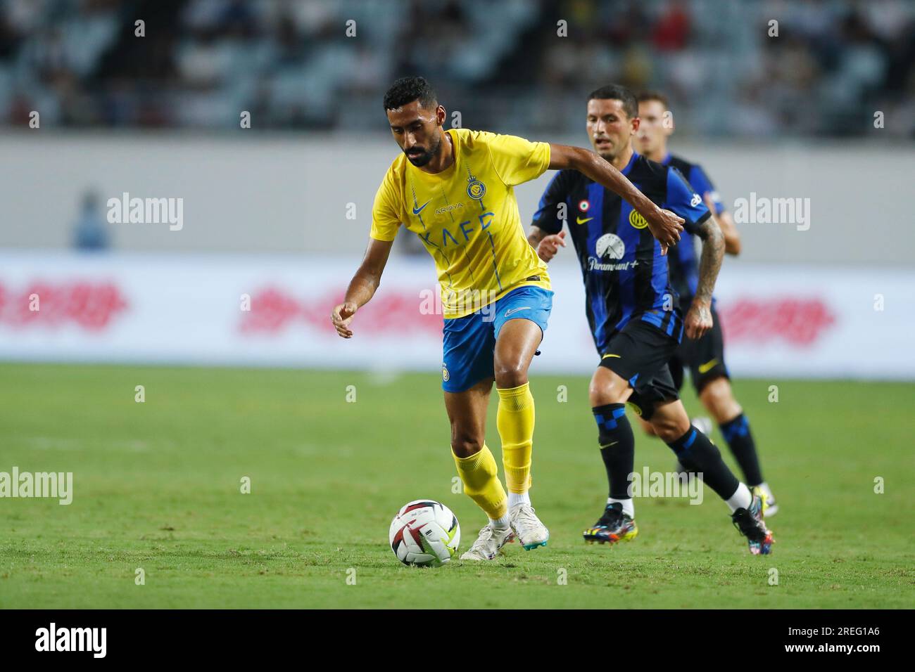 Osaka, Japan. 27th July, 2023. Ali Al-Hassan (AlNassr) Football/Soccer ...