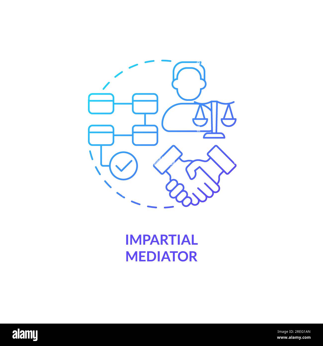 2D gradient direct communication icon concept Stock Vector Image & Art - Alamy