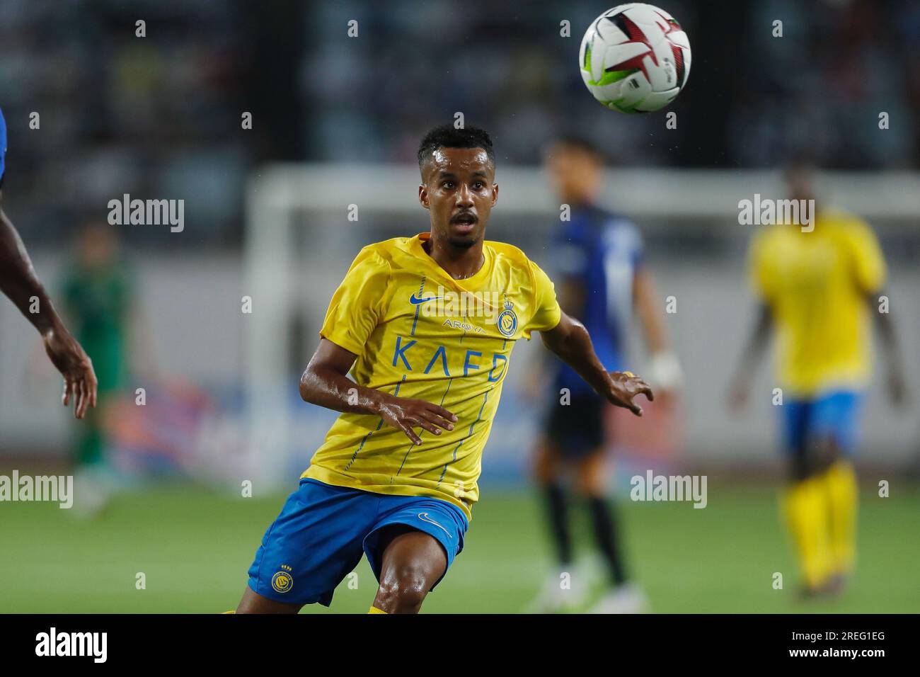 Osaka, Japan. 27th July, 2023. Abdulrahman Ghareeb (AlNassr) Football ...