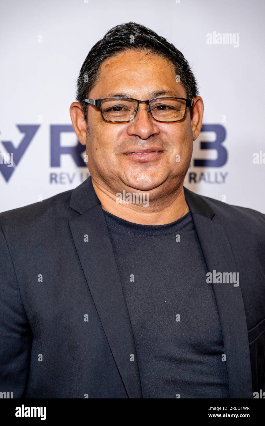 Los Angeles, USA. 27th July, 2023. Author at Imagen Latina Magazine Roberto Carrillo attends ...