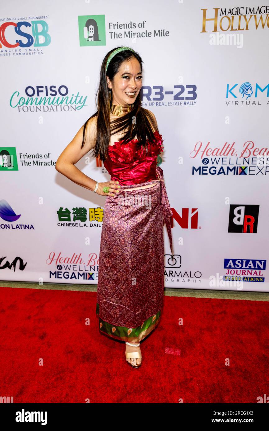 Los Angeles, USA. 27th July, 2023. Model Emily Wu Truong attends Mega ...