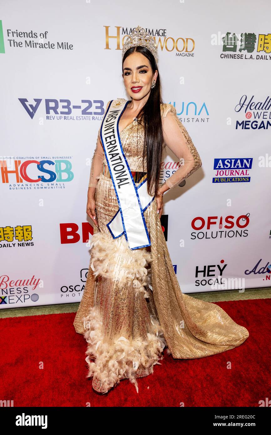 Los Angeles, USA. 27th July, 2023. Mrs. Mexico International 2023 Carla ...