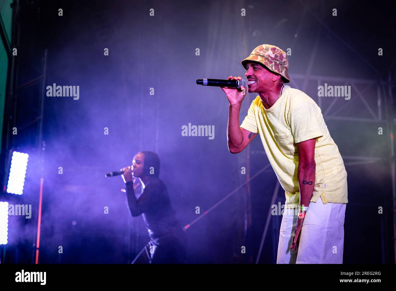 Fredrikstad, Norway. 27th July, 2022. The Swedish rapper and reggae ...