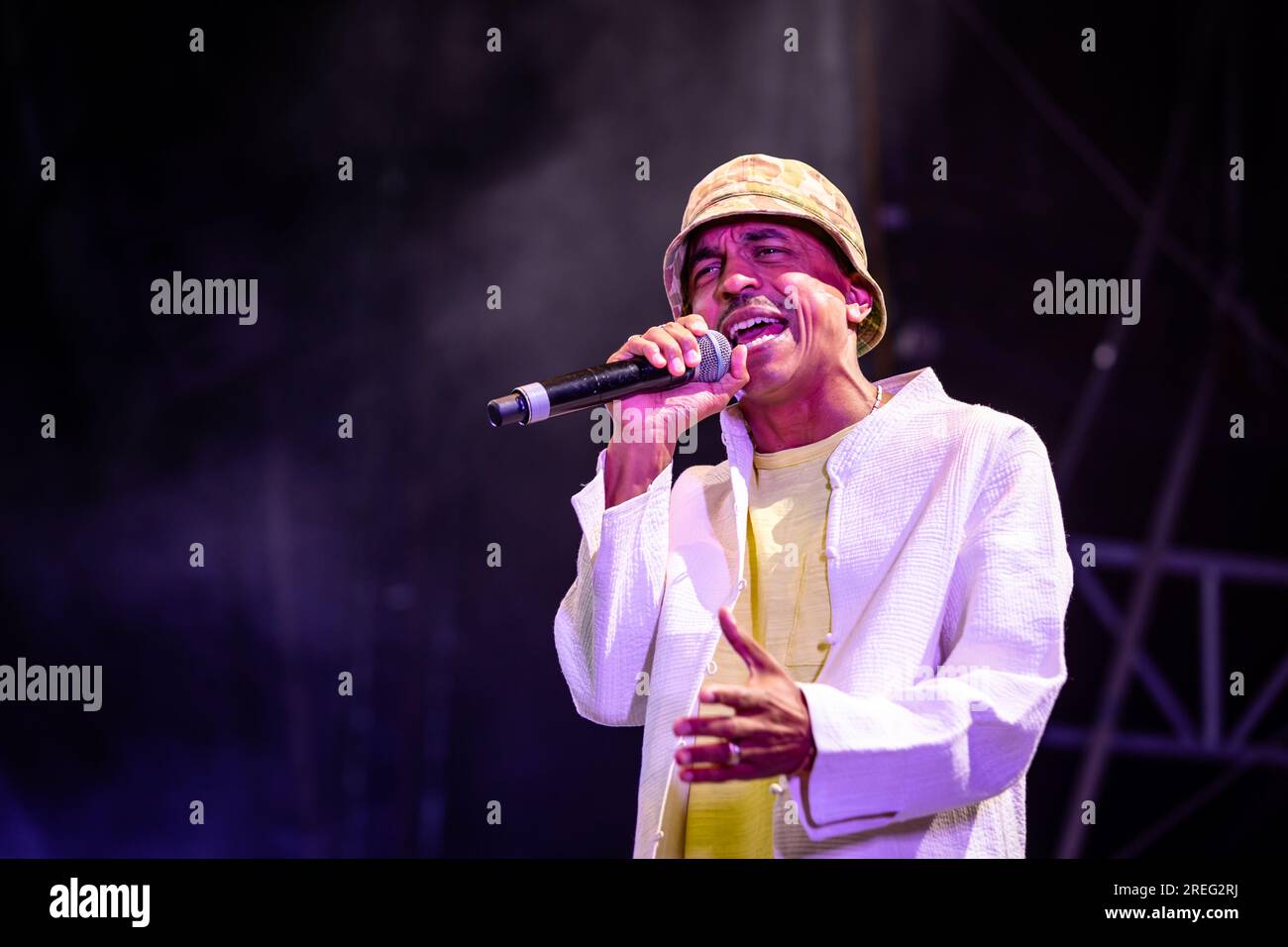 Fredrikstad, Norway. 27th July, 2022. The Swedish rapper and reggae ...