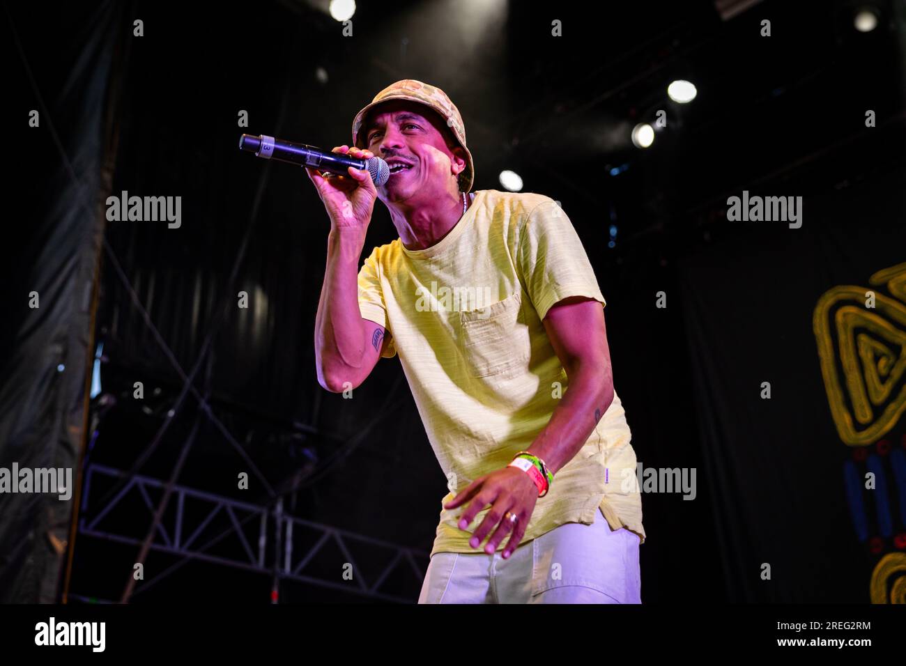 Fredrikstad, Norway. 27th July, 2022. The Swedish rapper and reggae ...