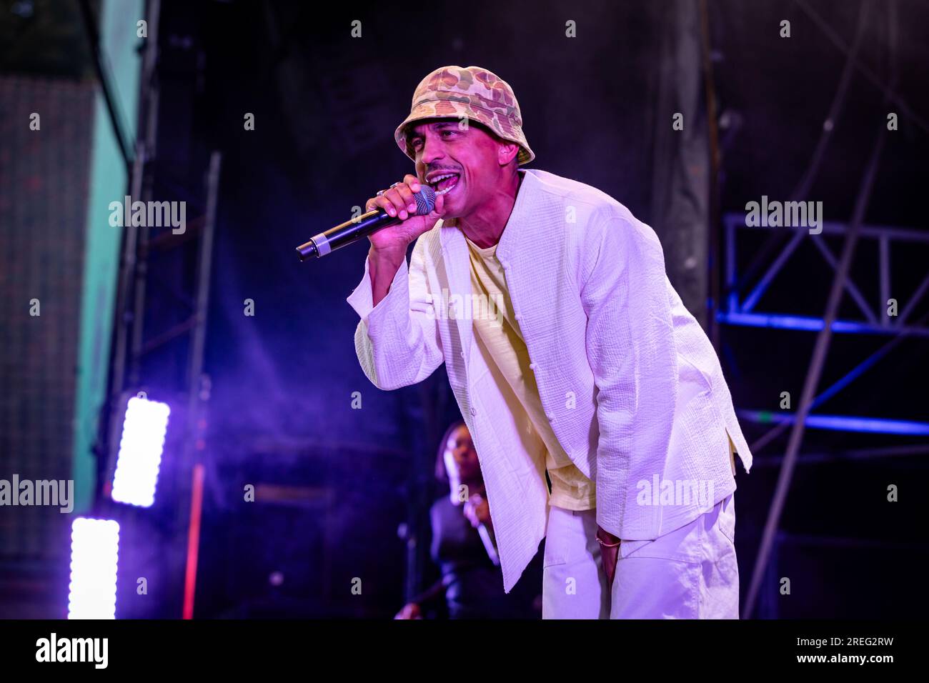 Fredrikstad, Norway. 27th July, 2022. The Swedish rapper and reggae ...