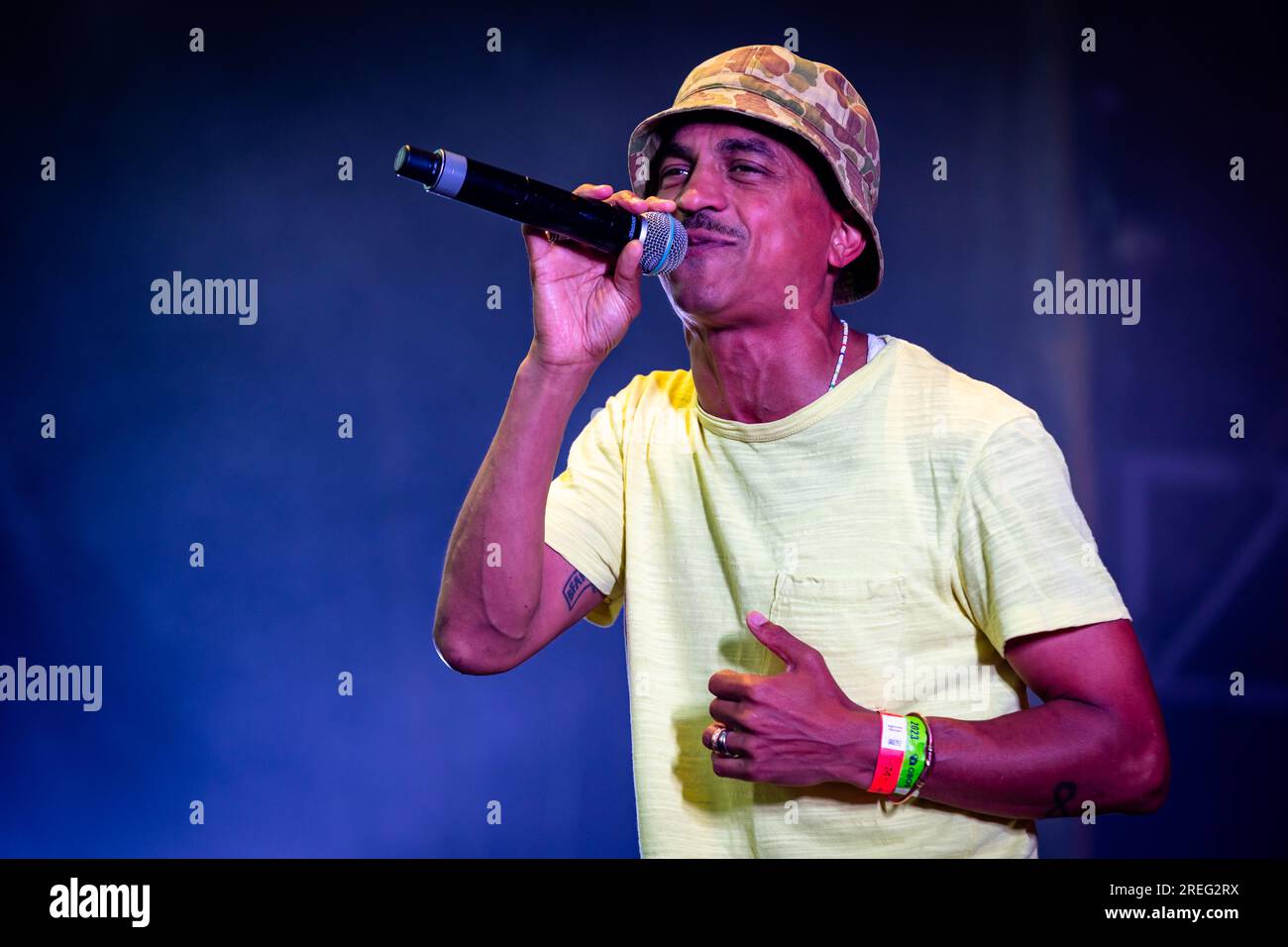 Fredrikstad, Norway. 27th July, 2022. The Swedish rapper and reggae ...