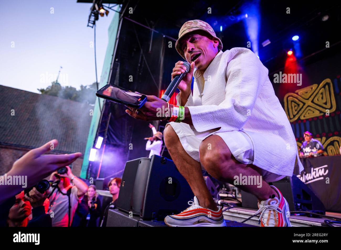 Fredrikstad, Norway. 27th July, 2022. The Swedish rapper and reggae ...
