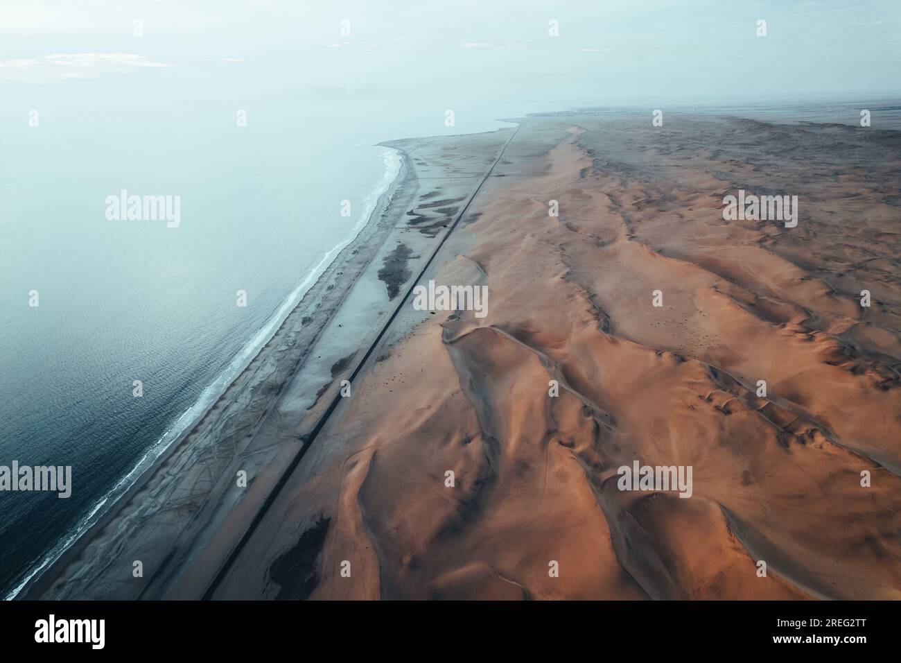 Aerial Dune Textures of Namibian Desert, sunset at Swakopmund, Namibia ...
