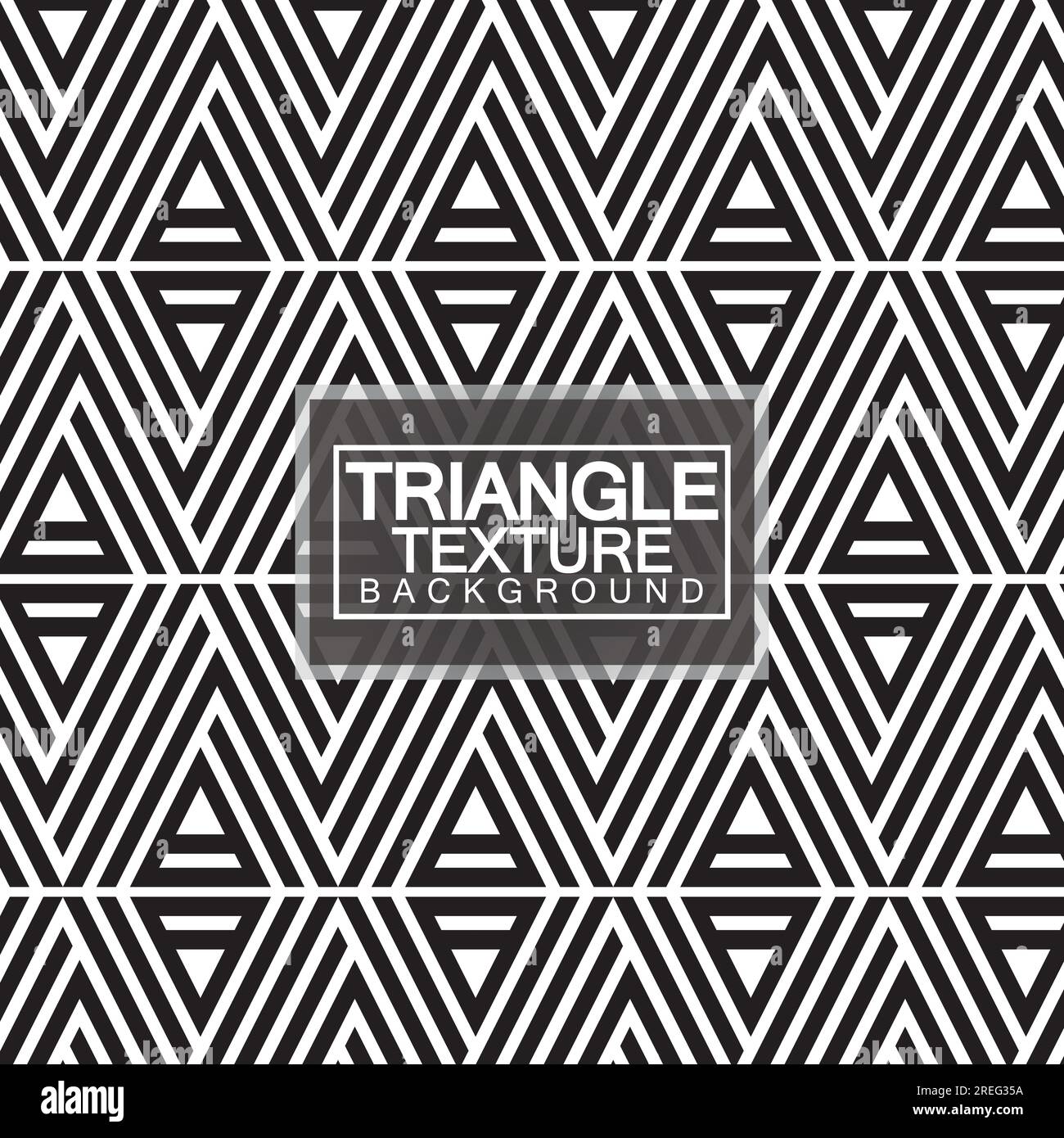 Triangles, Black and White Abstract Seamless Geometric Pattern, Modern ...