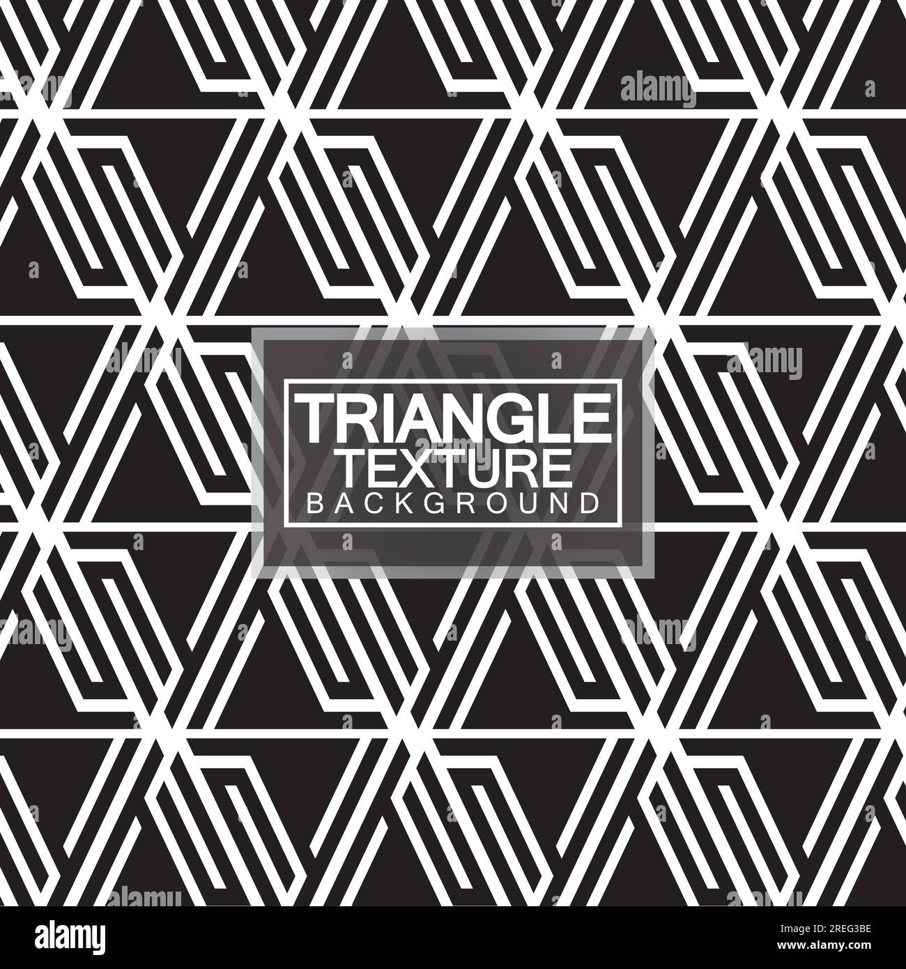 Triangles, Black and White Abstract Seamless Geometric Pattern, Modern ...