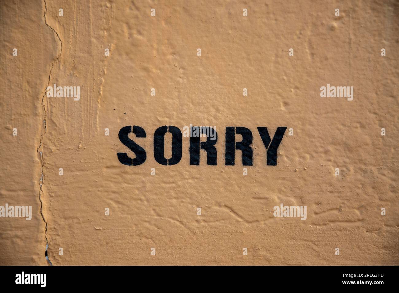 Sprayed stencil hi-res stock photography and images - Alamy