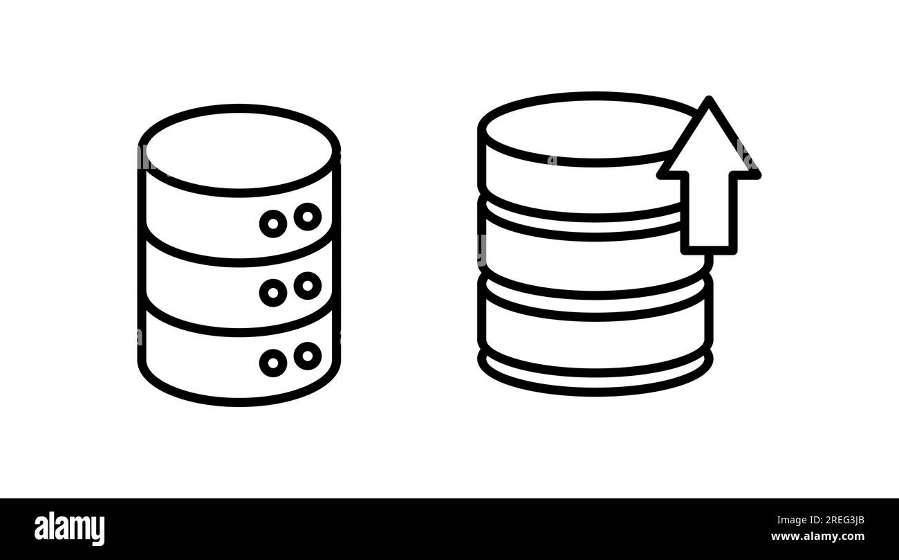 Database icon vector. server icon. storage Stock Vector Image & Art - Alamy