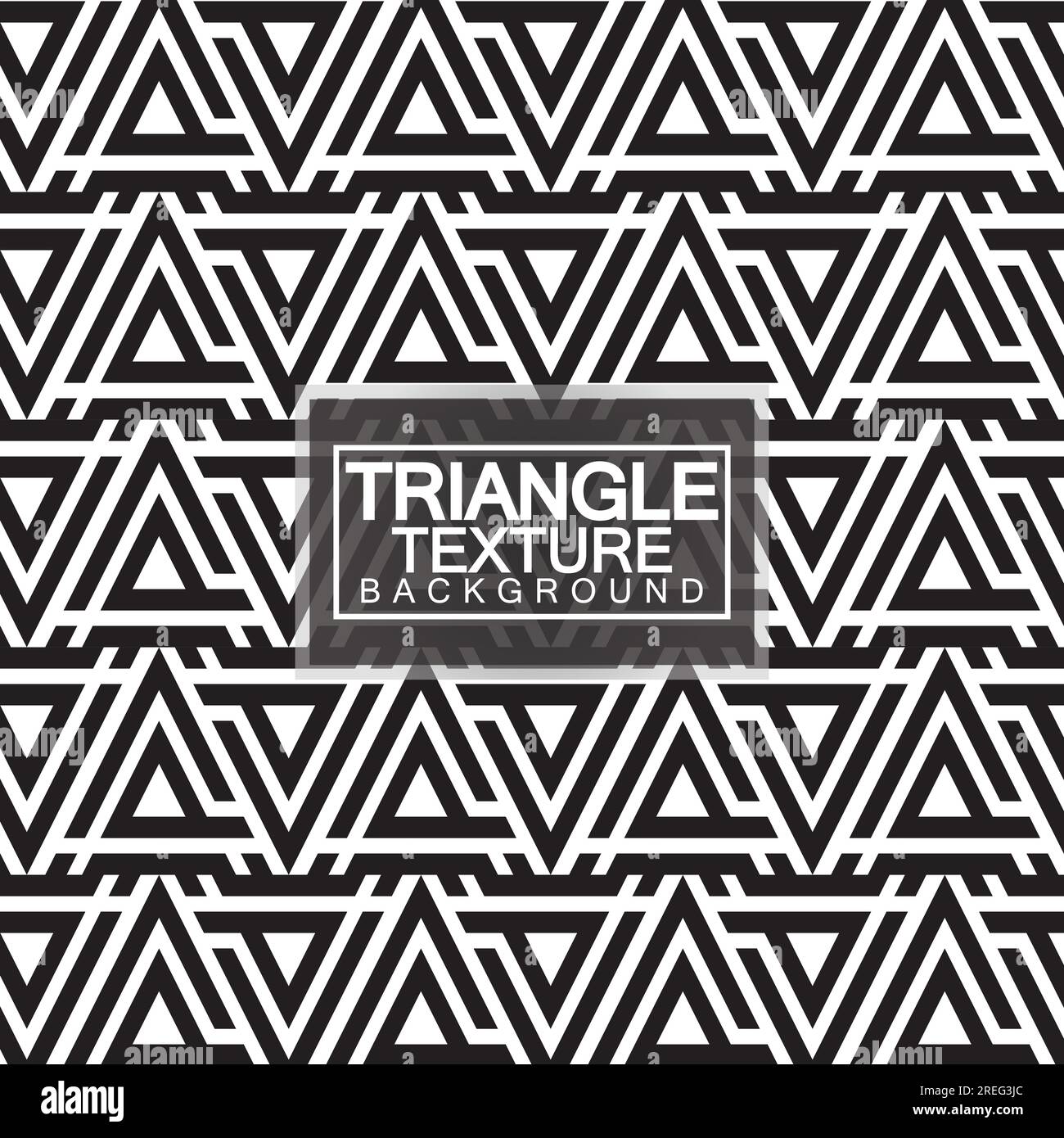 Triangles, Black and White Abstract Seamless Geometric Pattern, Modern ...