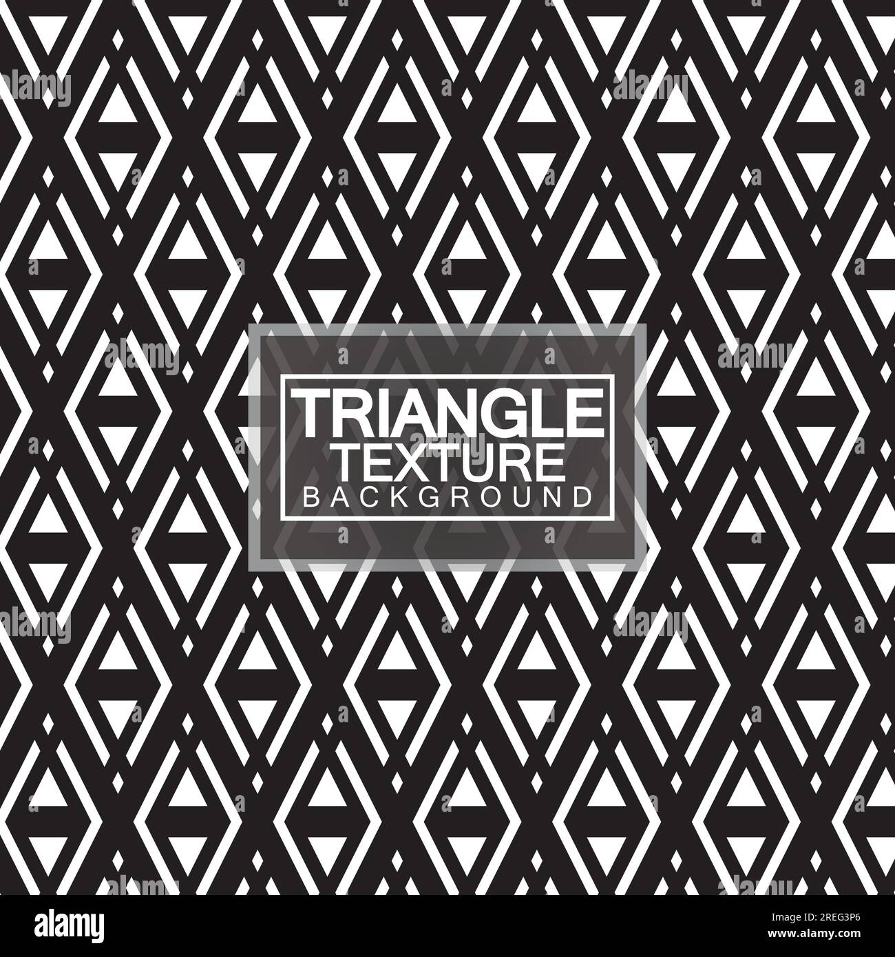 Triangles, Black and White Abstract Seamless Geometric Pattern, Modern ...