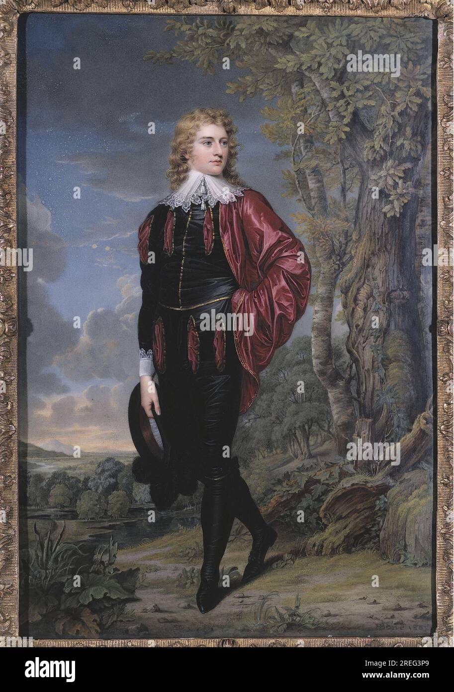 Portrait en pied de Henry-Philip Hope 1802 by Henry Pierce Bone Stock ...