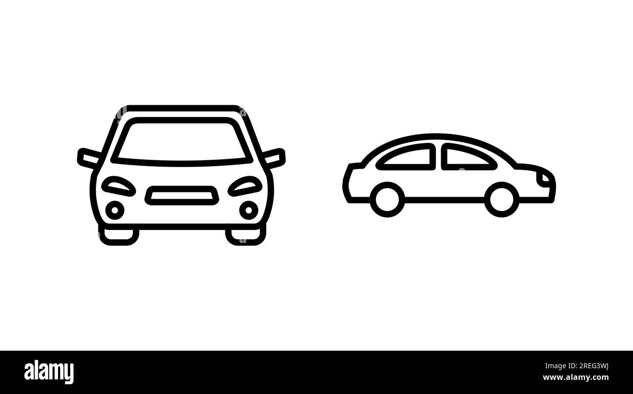 Car icon vector. Car sign. sedan Stock Vector Image & Art - Alamy