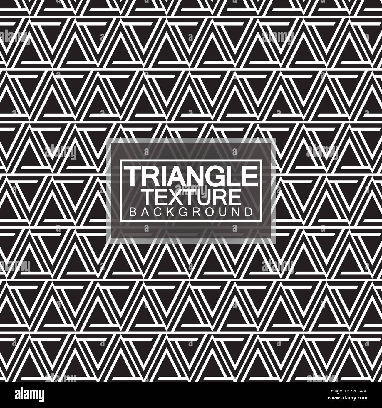 Triangles, Black and White Abstract Seamless Geometric Pattern, Modern ...