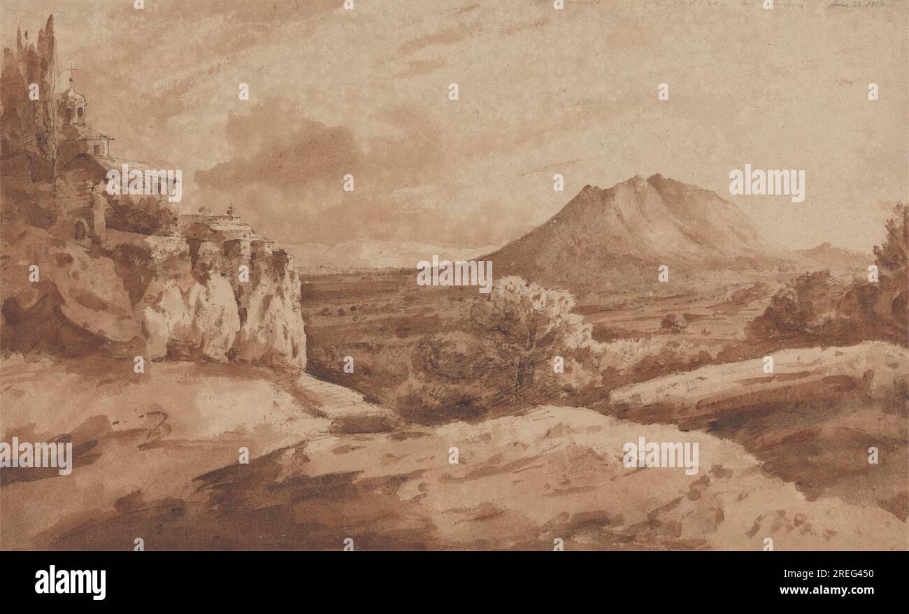 Mount Soratte from Civita Castellana 1816 by William Haygarth Stock ...