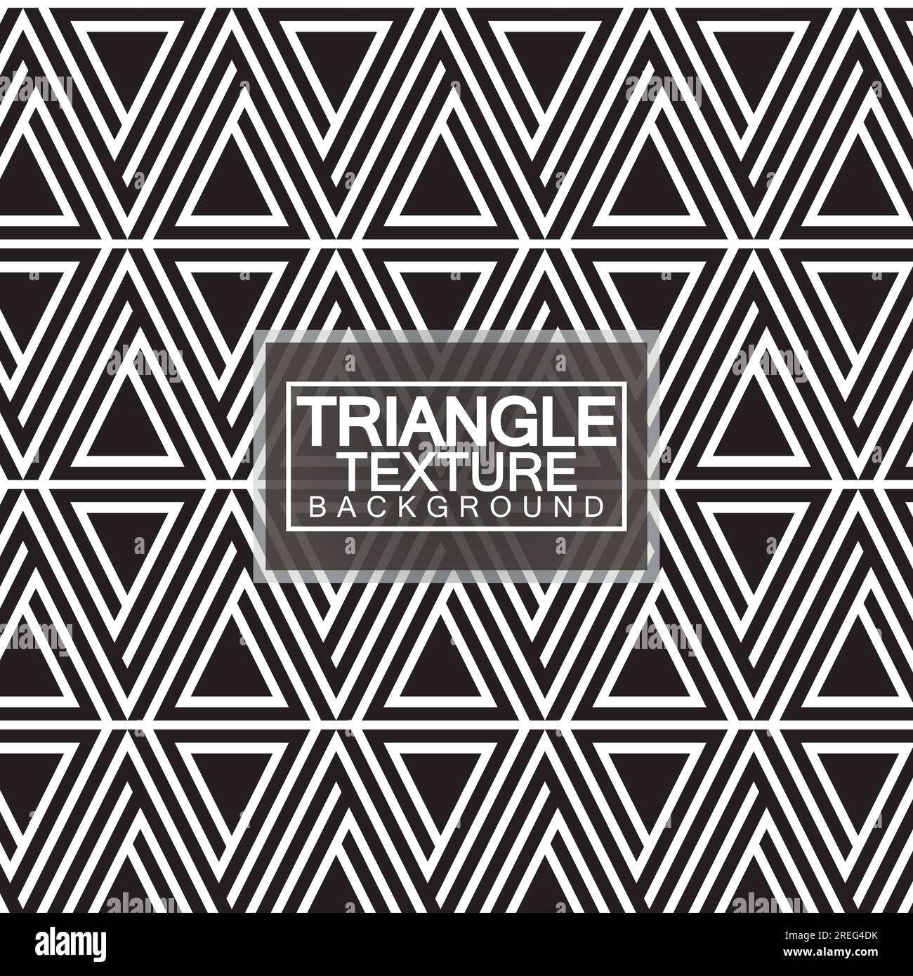 Triangles, Black and White Abstract Seamless Geometric Pattern, Modern ...