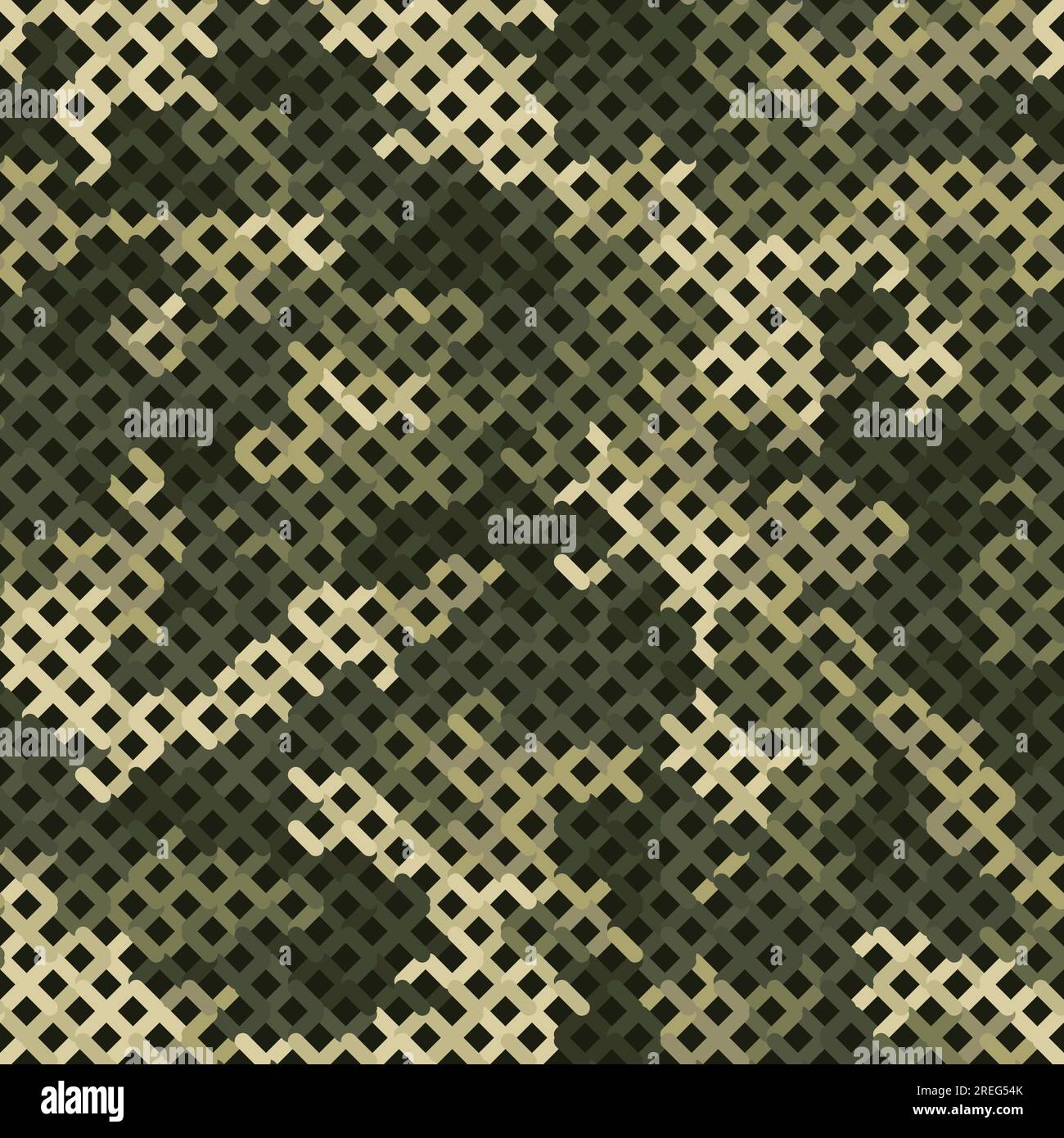Seamless vector pattern for army fabric and design. Modern spotted ...
