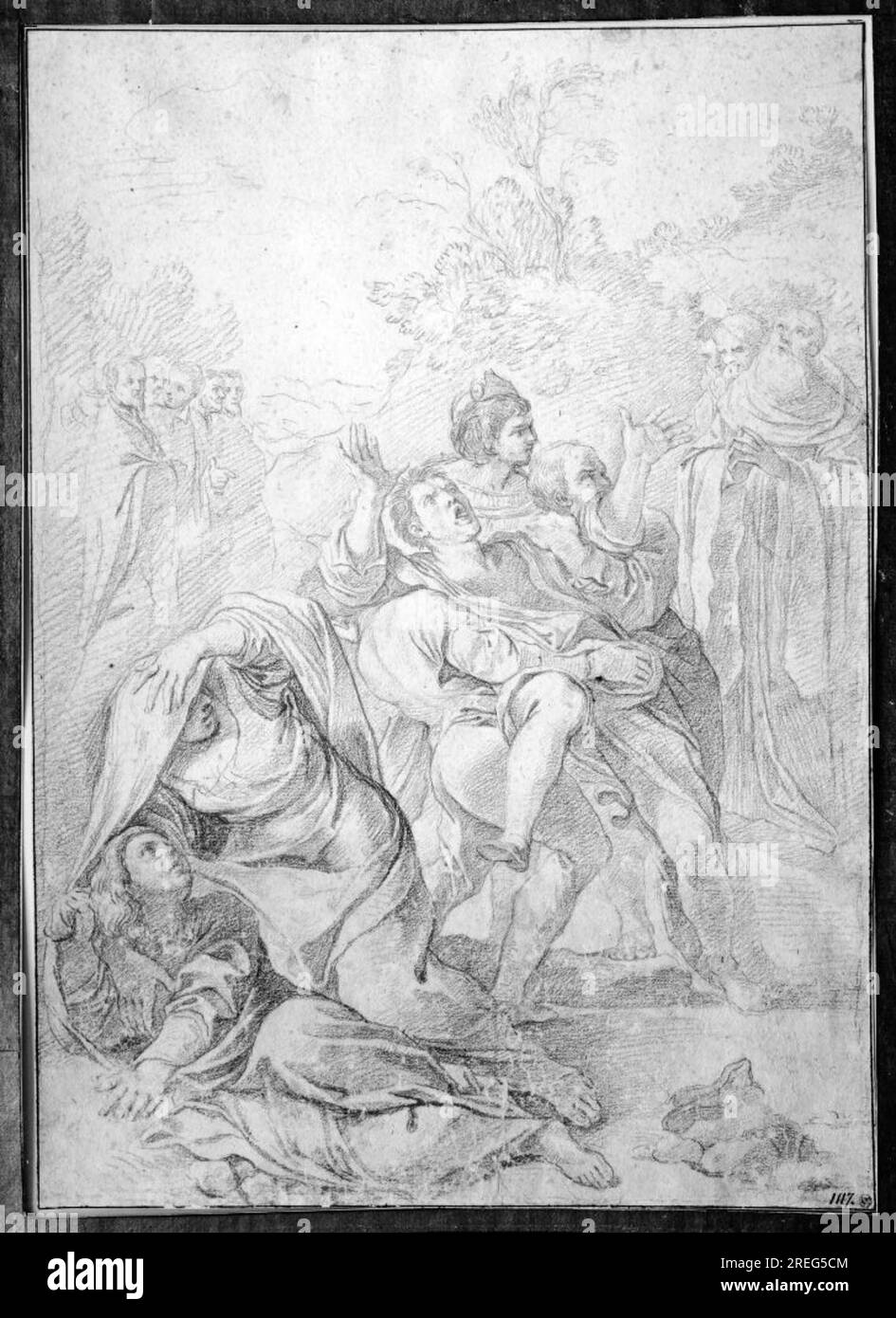 St benedict exorcising hi-res stock photography and images - Alamy