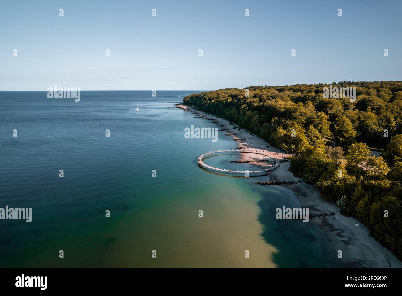 Infinite bridge and aarhus bay hi-res stock photography and images - Alamy
