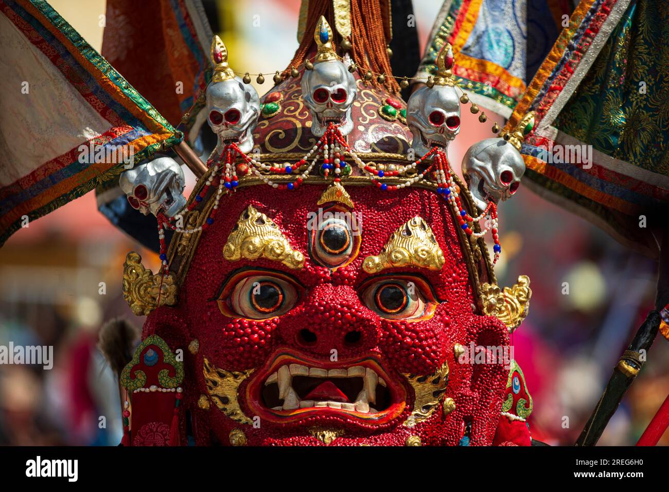 Ulaanbaatar, Mongolia. 27 jul 2023. beg-tse Jamsaran. Khuree Tsam ...