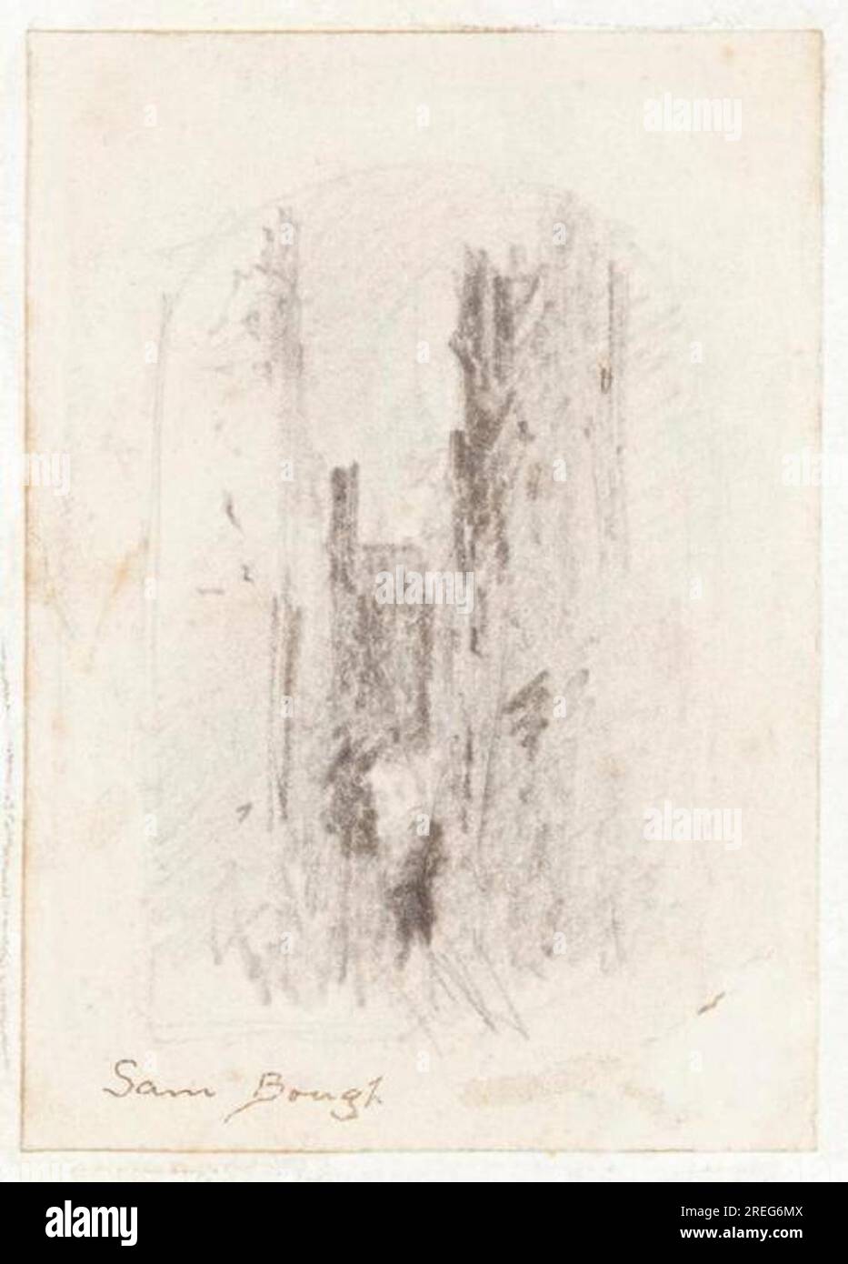 Street Scene - from 'Gemmes de L'Art', a scrapbook of sketches by ...