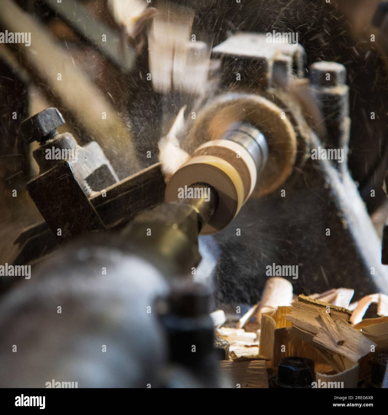 19th century bobbin making equipment hi-res stock photography and ...