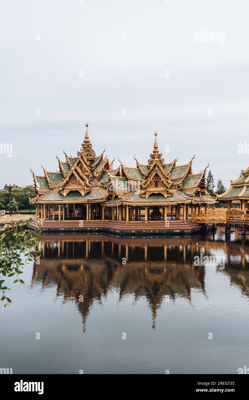 Ancient city in Bangkok Thailand, Ancient Siam, Muang Boran Stock Photo ...