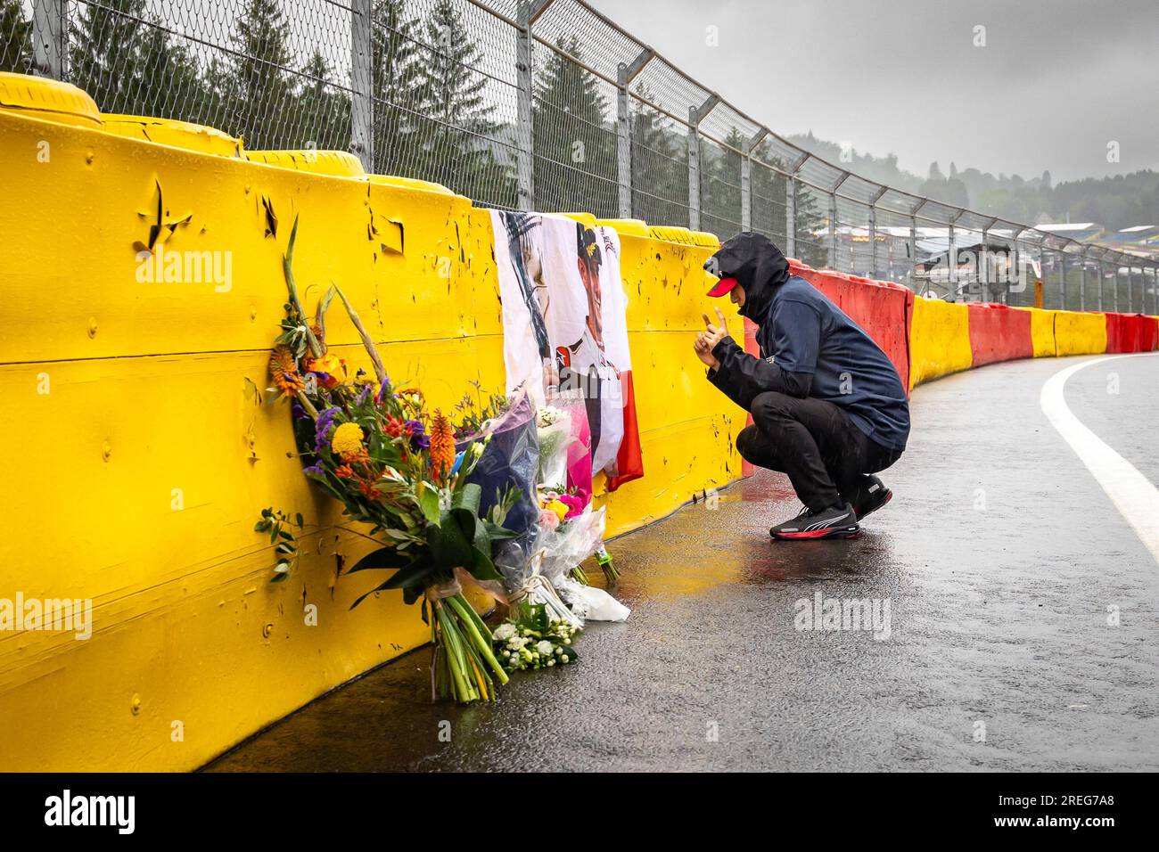 Stavelot, Belgium, 27/07/2023, Track run dedicated to Anthoine Hubert ...